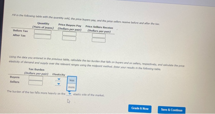 Solved Homework (Ch 06) 6. Effect of a tax on buyers and | Chegg.com