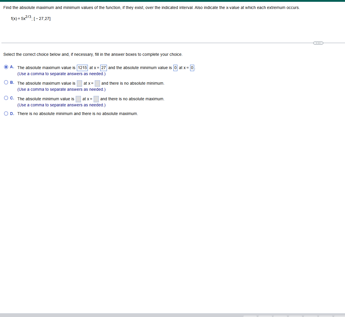 Solved by an EXPERT Question content area topPart 1Find the absolute | Chegg.com