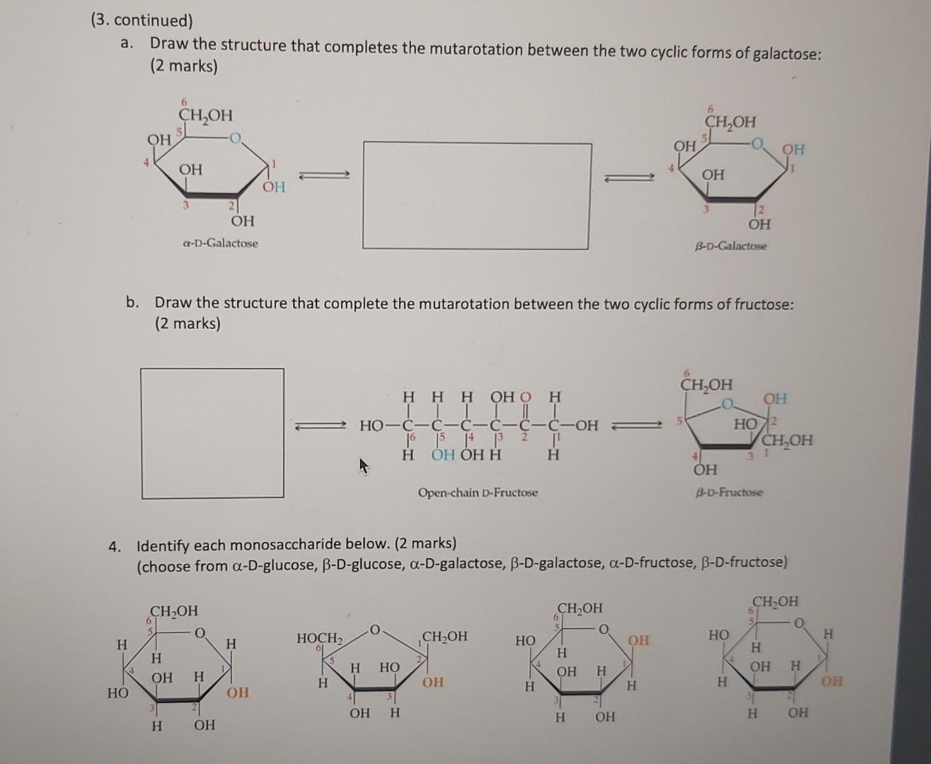 Solved 3. In solution, D-glucose interconverts between its | Chegg.com