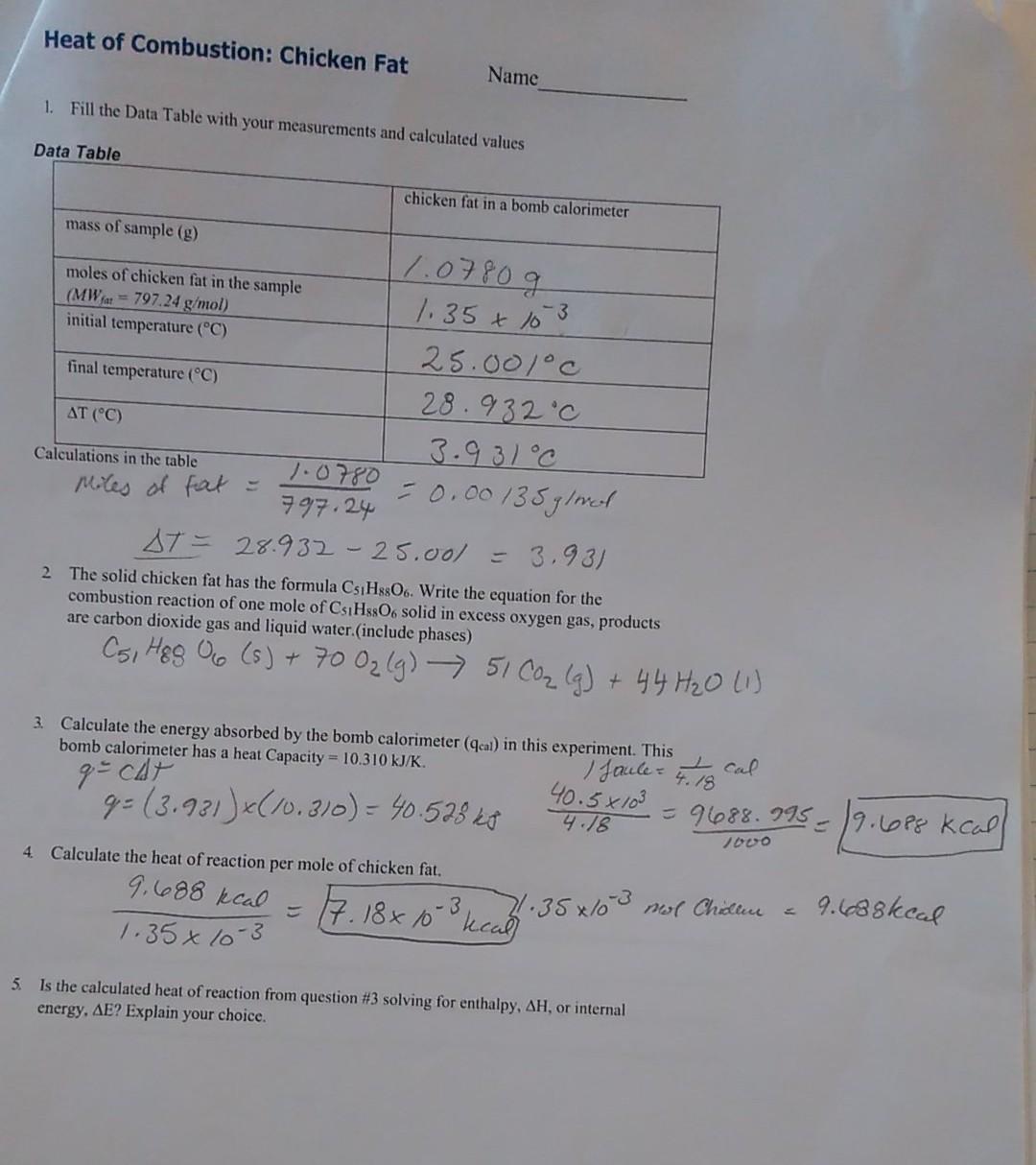 Solved will you please check my work on 1-4 to see if it is | Chegg.com