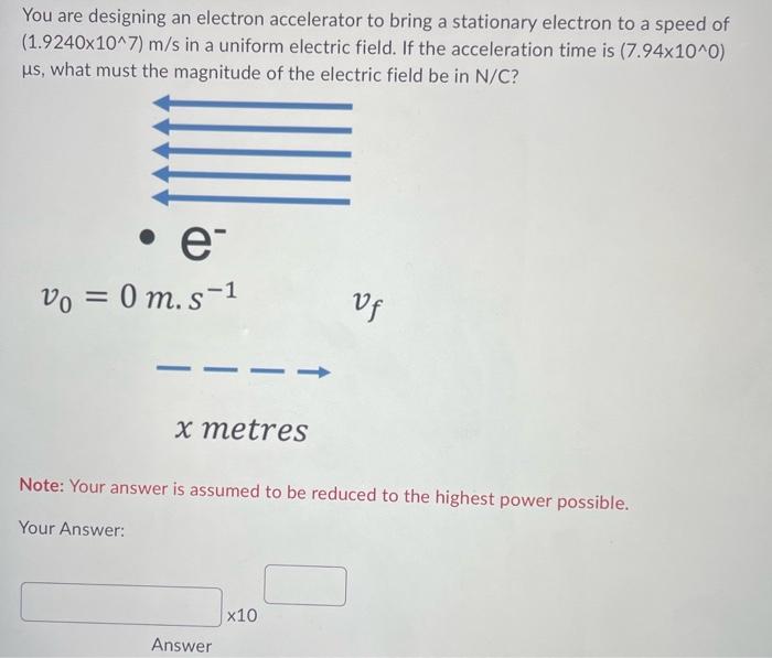 Solved Calculate the net electric field in N/C generated at | Chegg.com