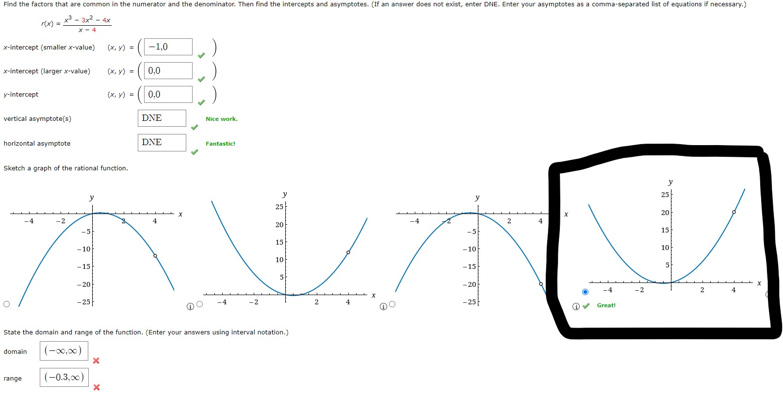 The x y-coordinate plane is given. The curve enters | Chegg.com