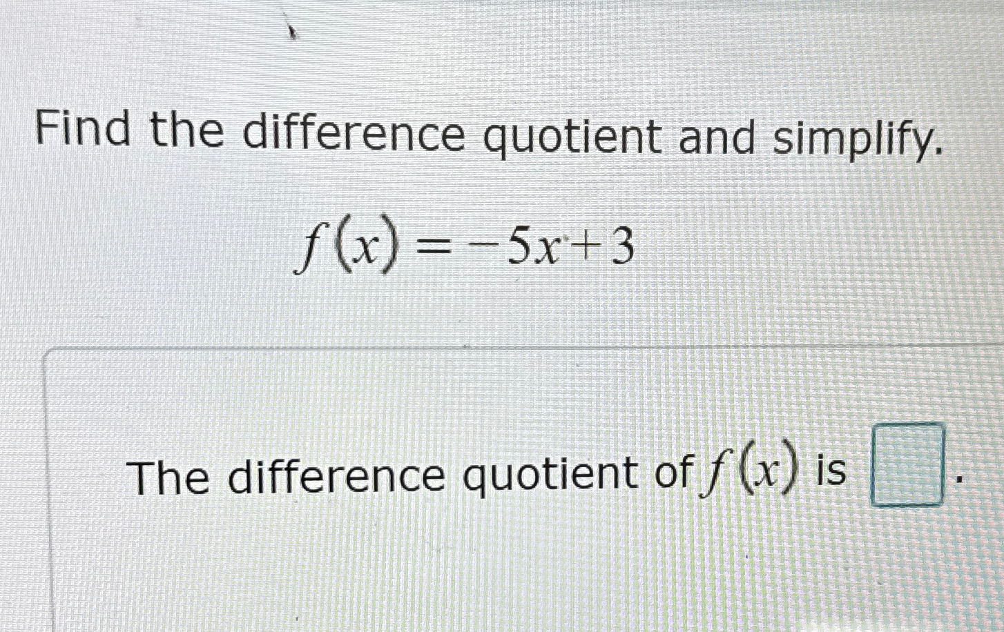 Find the difference quotient and | Chegg.com