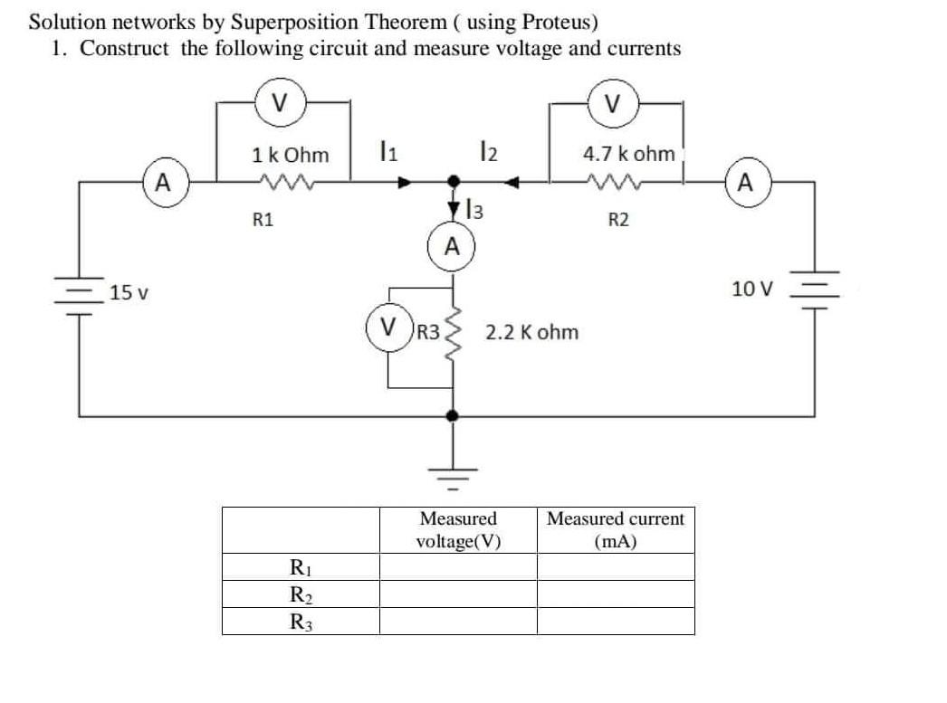 Solved Solution networks by Superposition Theorem ( using | Chegg.com