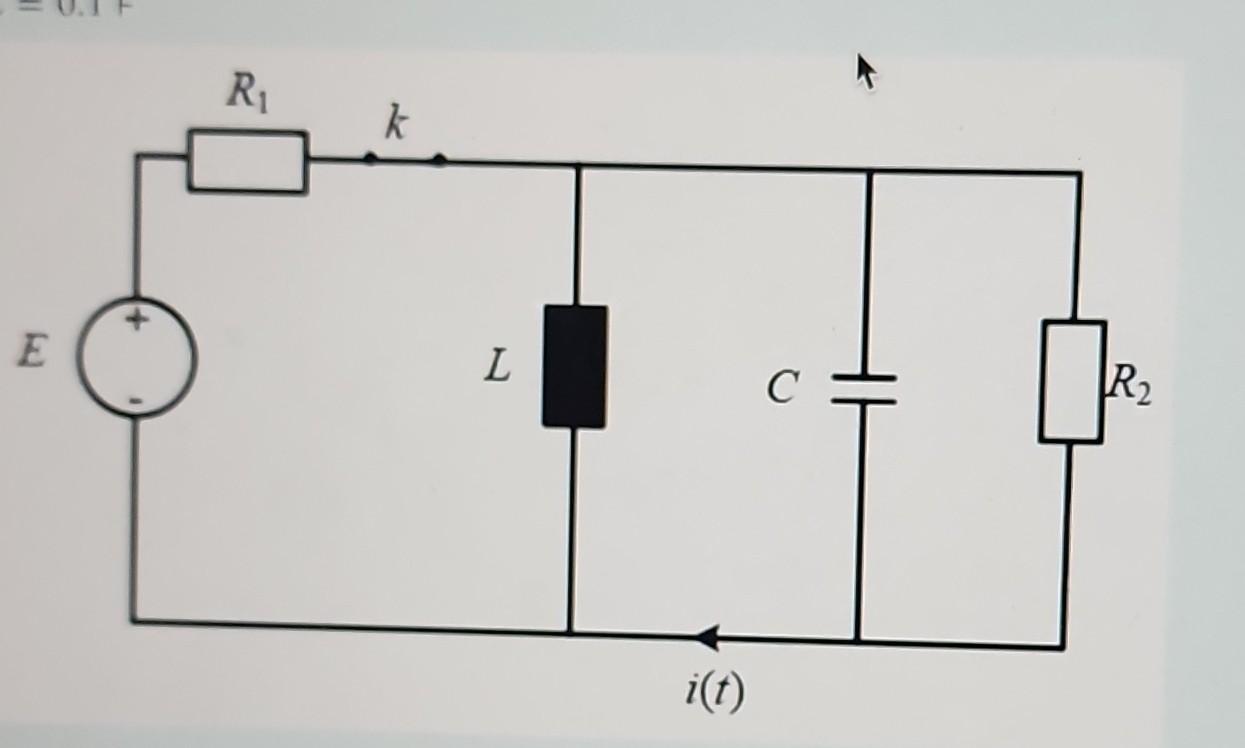 Solved Draw the circuit when the switch is opened at t =0 | Chegg.com