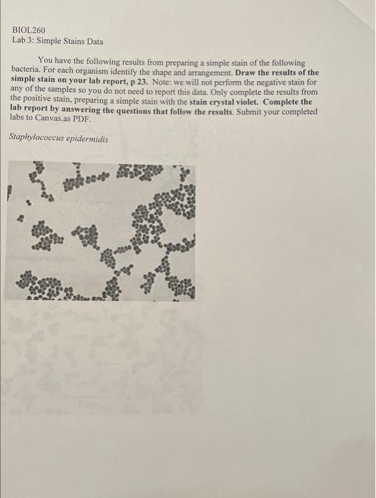 Solved Name Dote Section EXERCISE Laboratory Report: Simple | Chegg.com