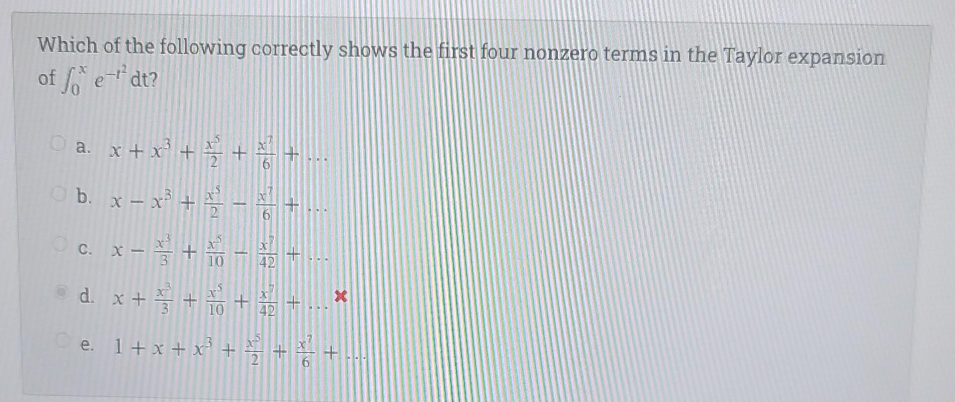 Solved Which of the following correctly shows the first four | Chegg.com
