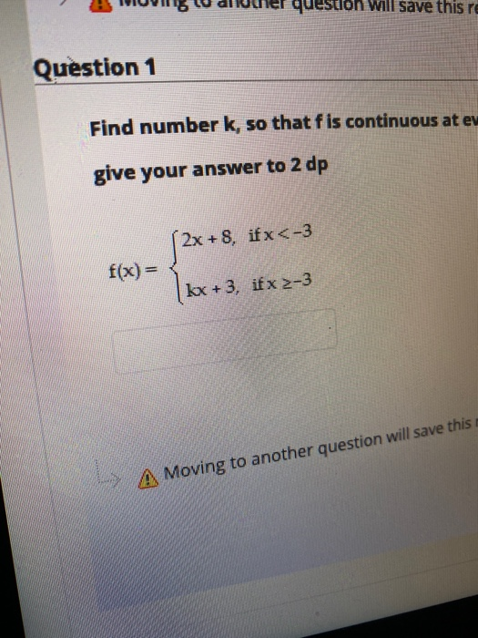 Solved stion will save this re Question 1 Find number k, so | Chegg.com