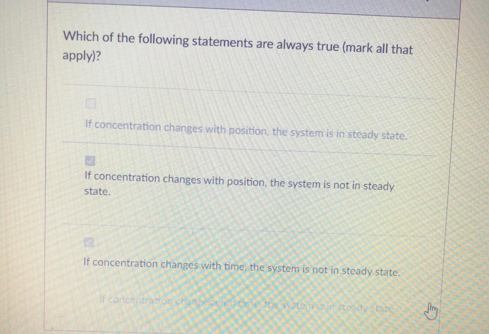 Solved Which of the following statements are always true | Chegg.com