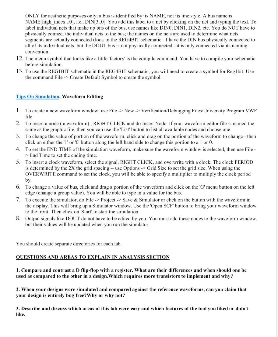 Solved Lab \#1 Introduction To Quartus Schematic | Chegg.com