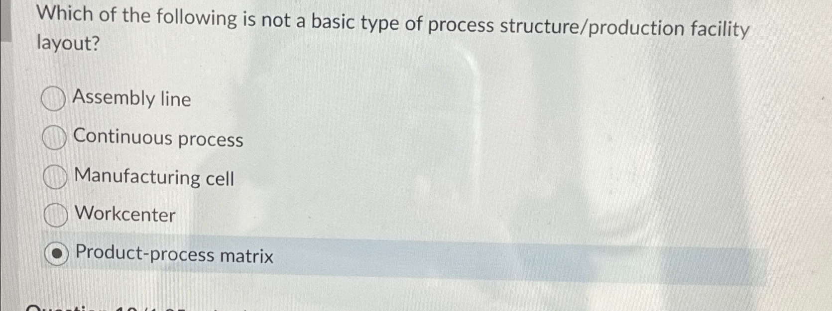 Solved Which of the following is not a basic type of process | Chegg.com