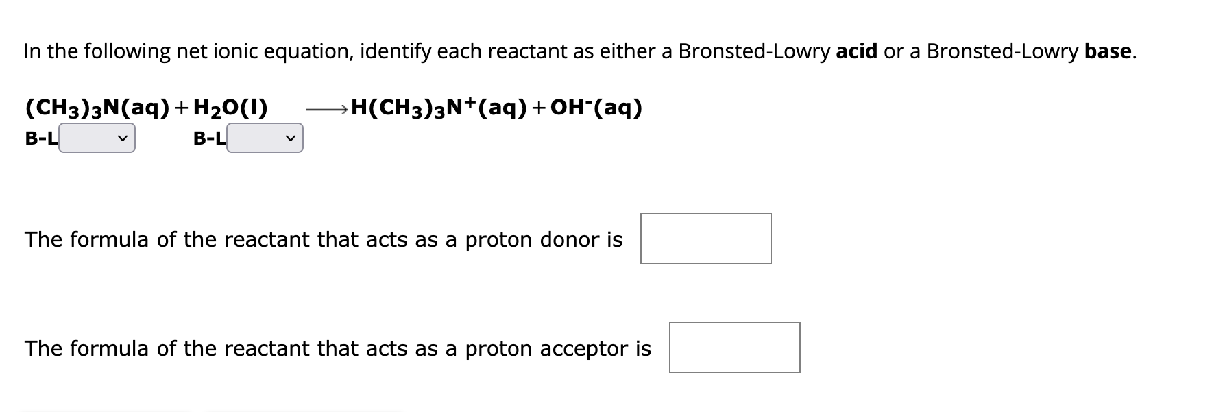 Solved In the following net ionic equation, identify each | Chegg.com