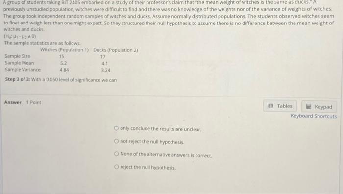 Solved A group of students taking BIT 2405 embarked on a | Chegg.com