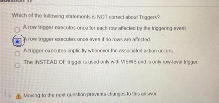 Solved Which of the following statements is NOT correct | Chegg.com