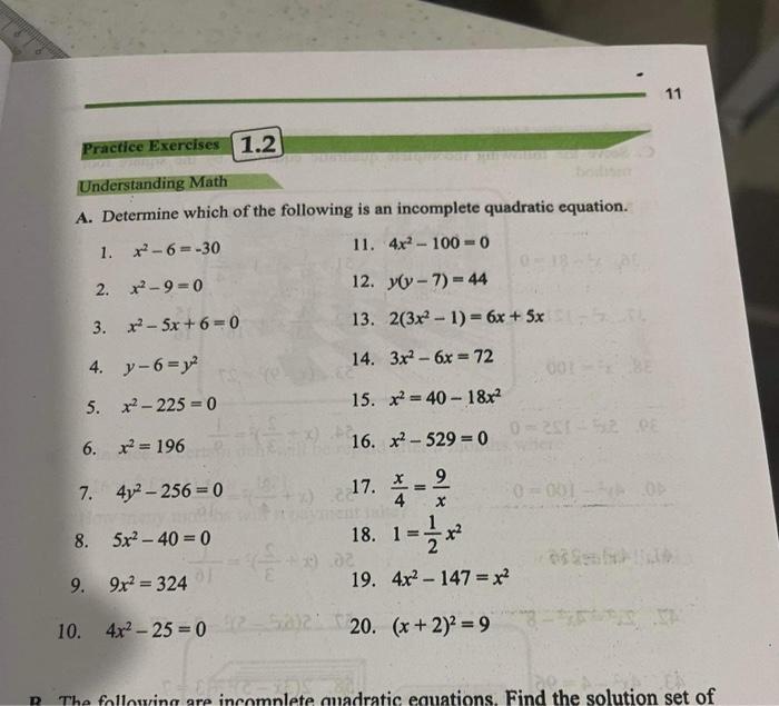 Solved A Determine Which Of The Following Is An Incomplete Chegg