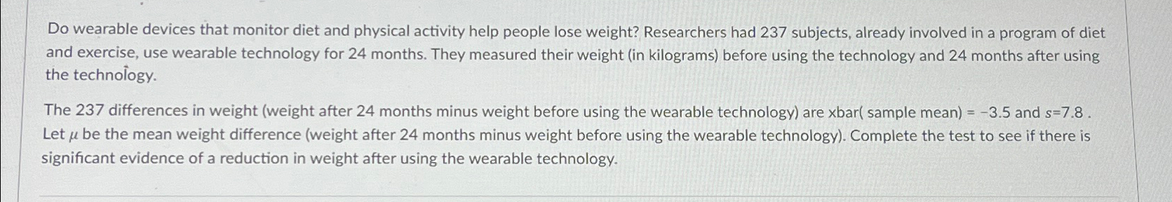 Solved Do wearable devices that monitor diet and physical | Chegg.com