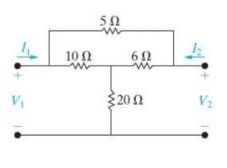 Solved 18.4 Find the z parameters for the circuit shown in | Chegg.com