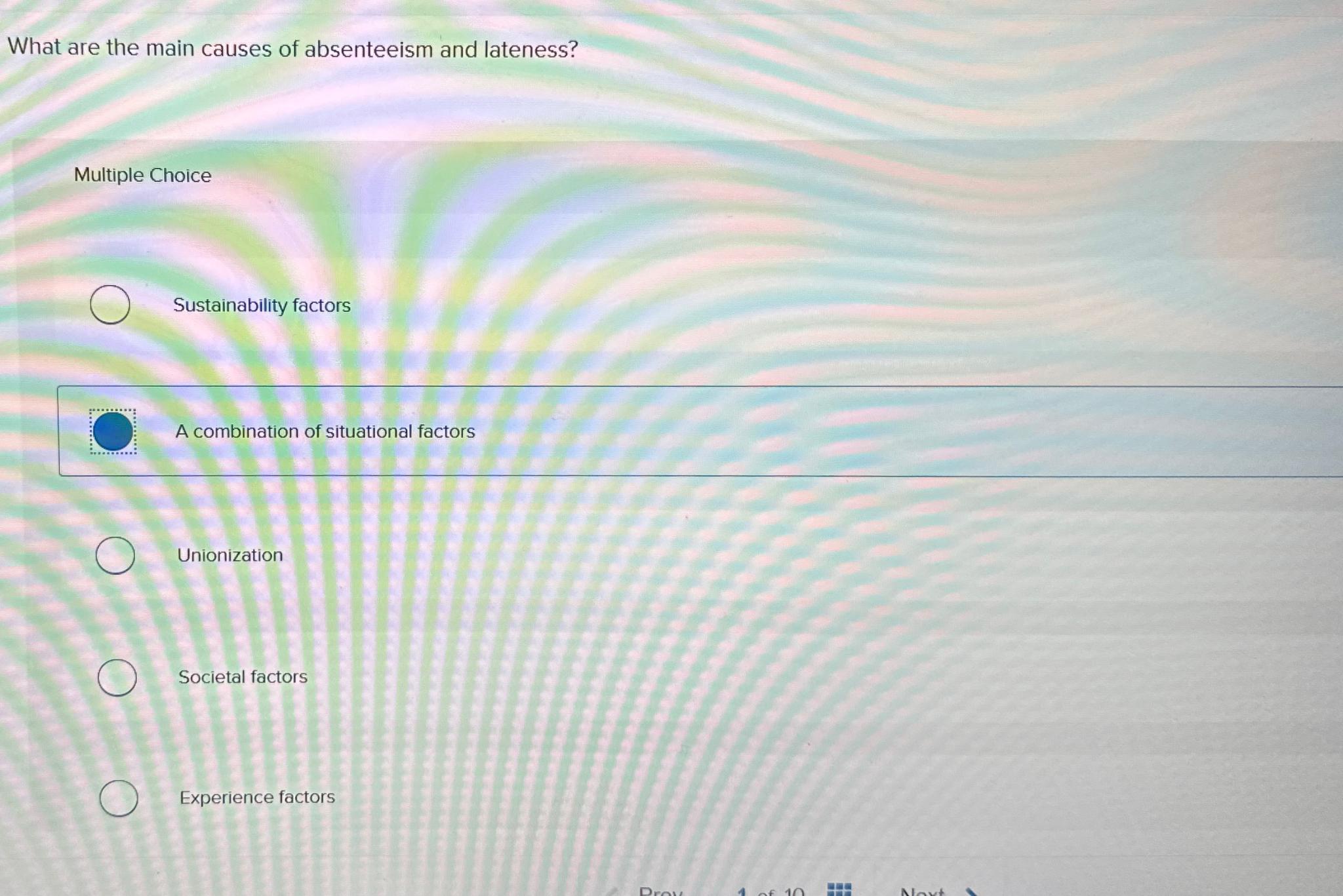 Solved What are the main causes of absenteeism and | Chegg.com