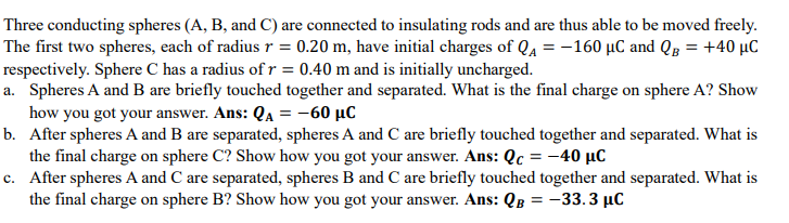 Solved Electric Potential & Potential Energy. Please solve | Chegg.com