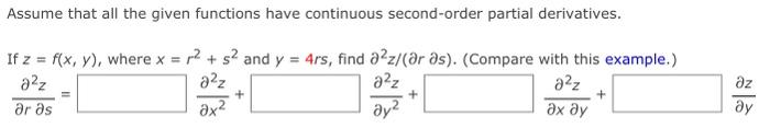Solved Assume that all the given functions have continuous | Chegg.com
