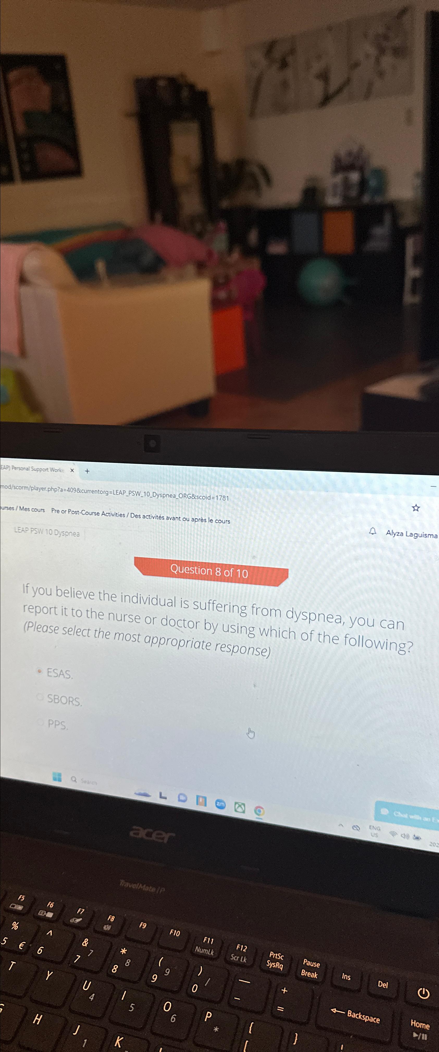 Solved EAPI Personal Support Worke | Chegg.com