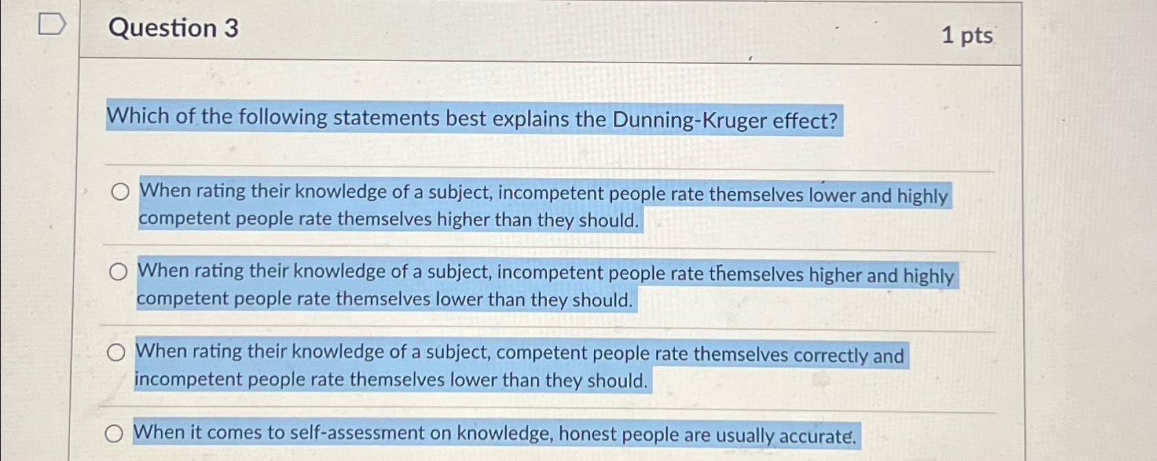 Solved Question 31 ﻿ptsWhich of the following statements | Chegg.com