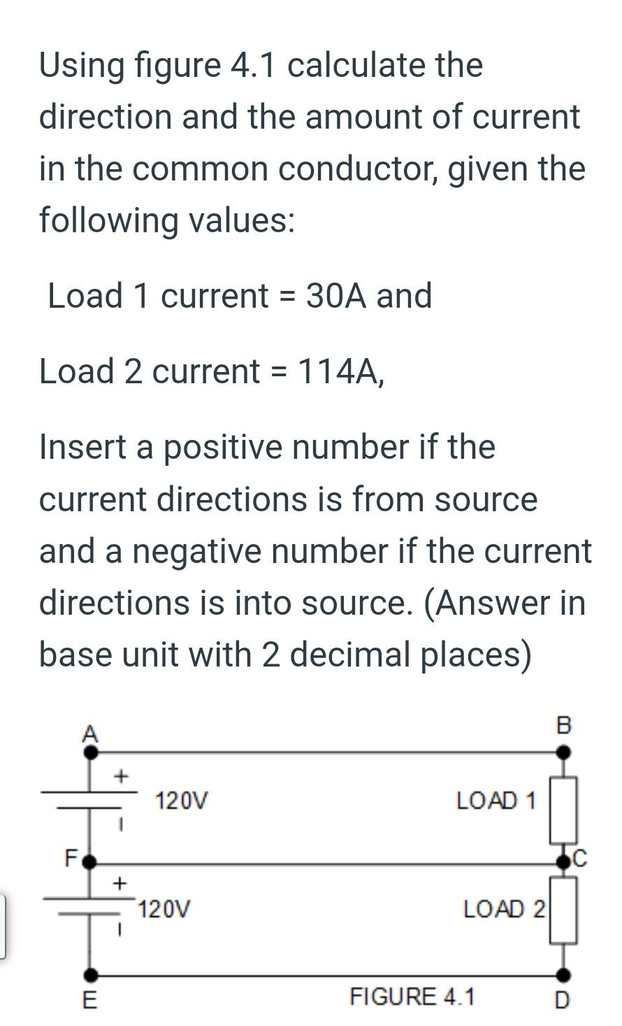 Solved Using figure 4.1 calculate the direction and the | Chegg.com