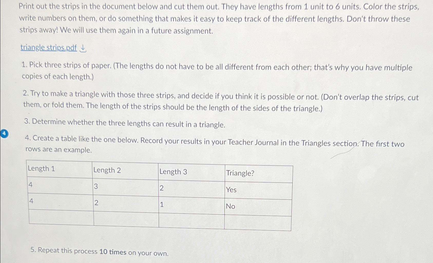 Solved Print out the strips in the document below and cut | Chegg.com