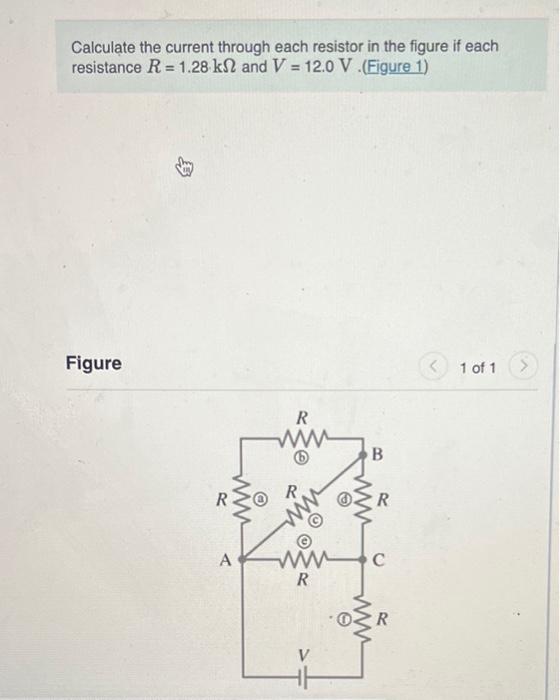 Solved Calculate the current through each resistor in the | Chegg.com