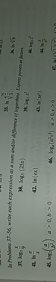Solved In Problems 37-56, ﻿write each expression as a sum | Chegg.com