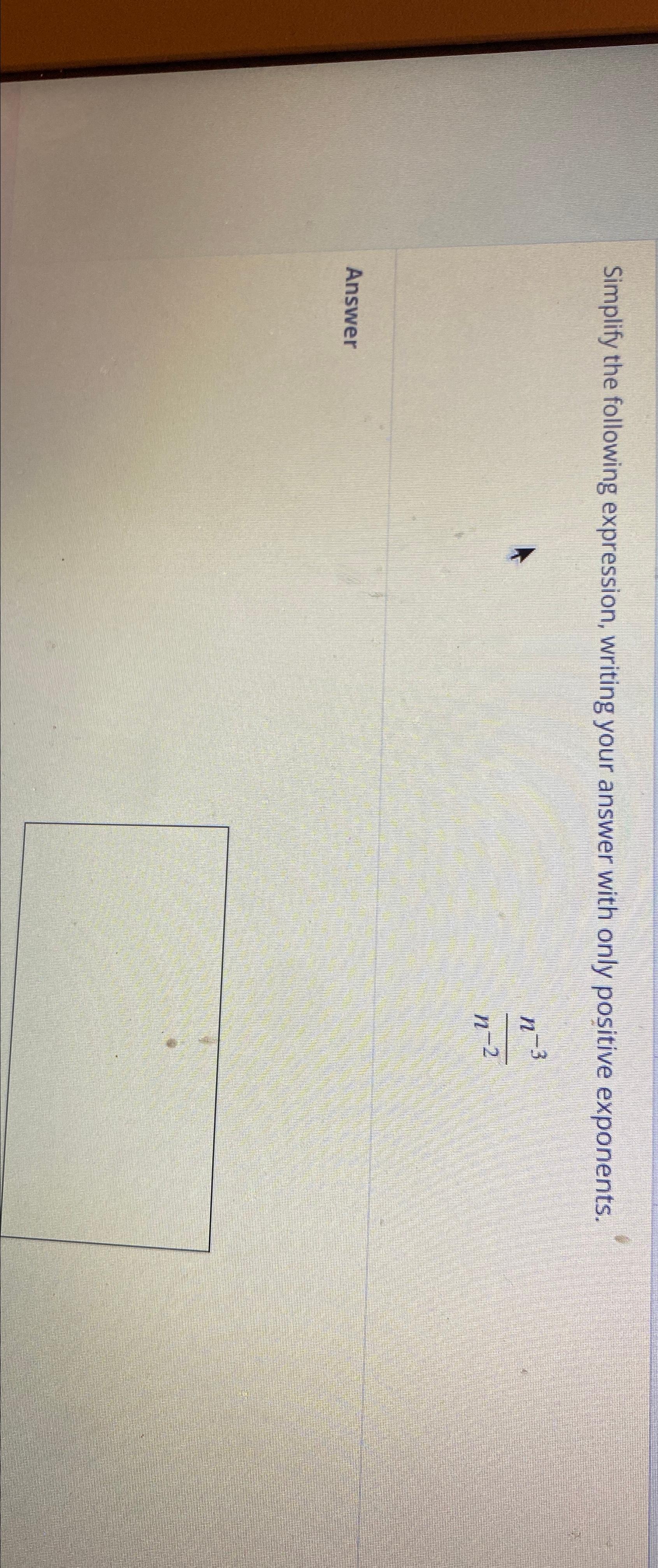 Solved Simplify the following expression, writing your | Chegg.com