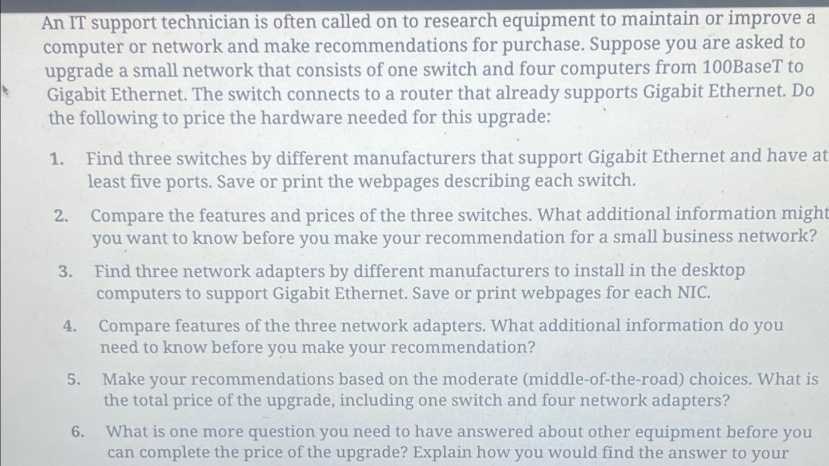 Solved An IT support technician is often called on to | Chegg.com