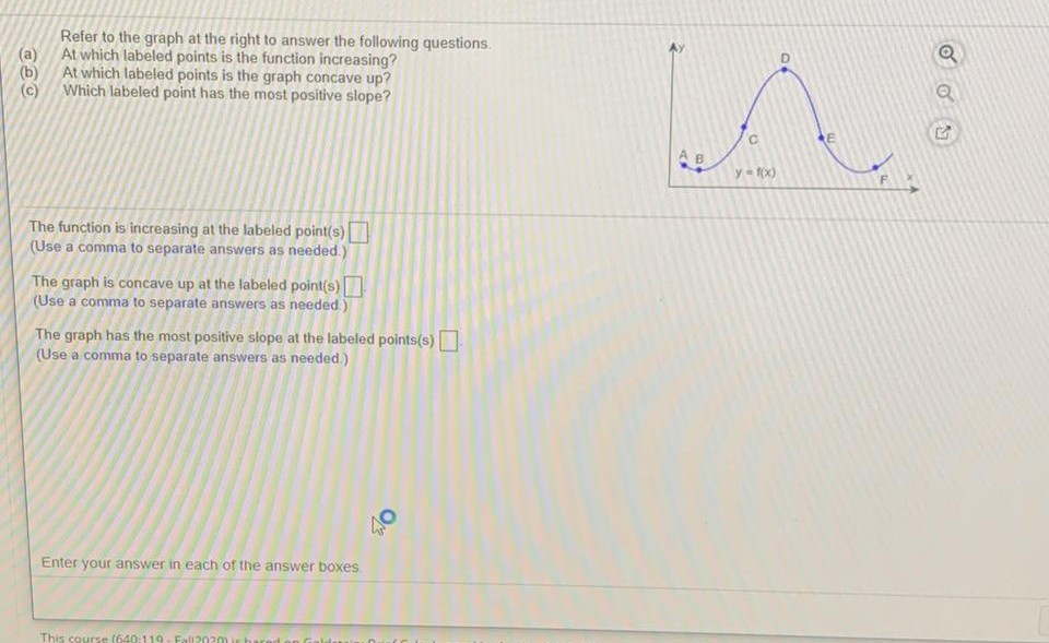 Solved (a) (b) Refer to the graph at the right to answer the | Chegg.com