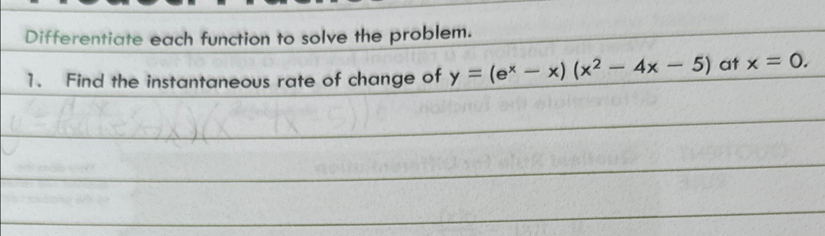 Solved Differentiate each function to solve the problem.Find | Chegg.com