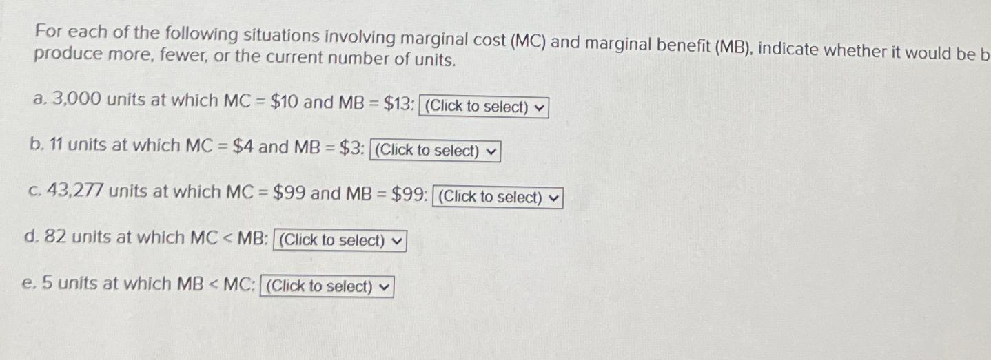 Solved For each of the following situations involving | Chegg.com