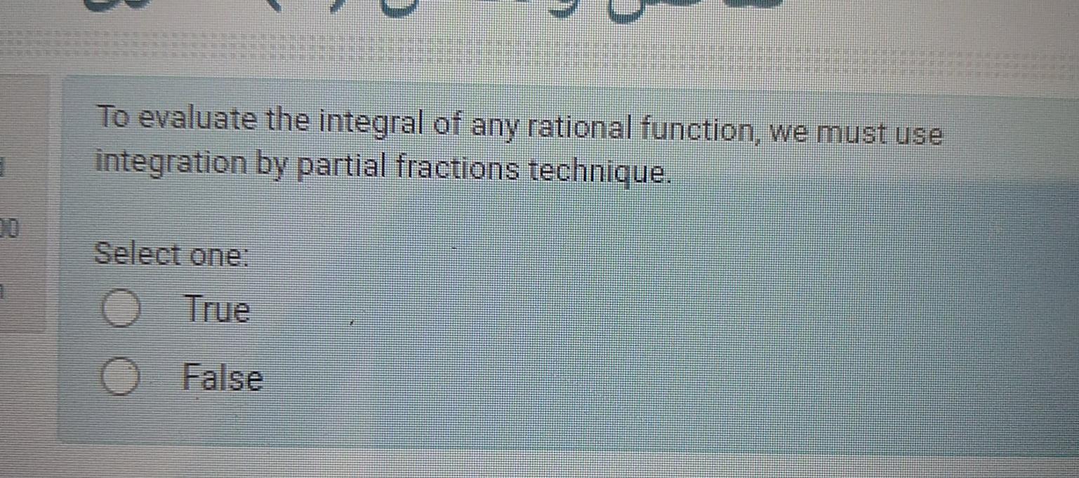 Solved To evaluate the integral of any rational function, we | Chegg.com