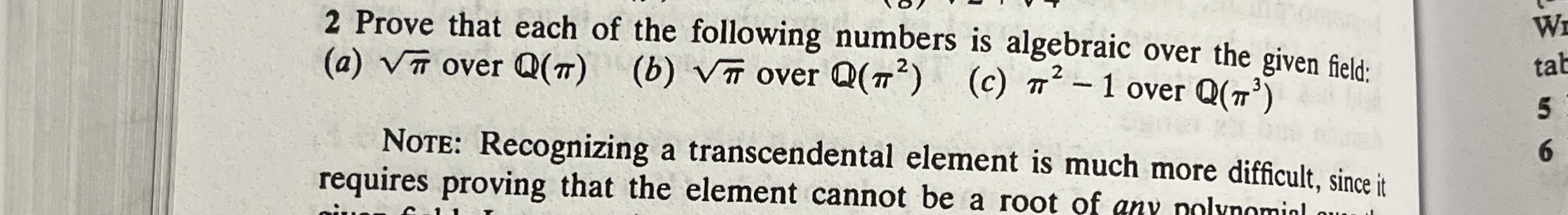 Solved 2 ﻿Prove that each of the following numbers is | Chegg.com