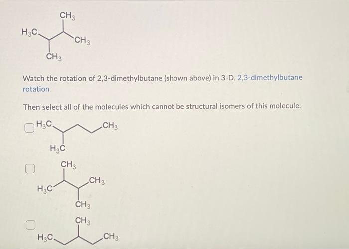 Solved Watch the rotation of 3-methylpentane (shown above) | Chegg.com