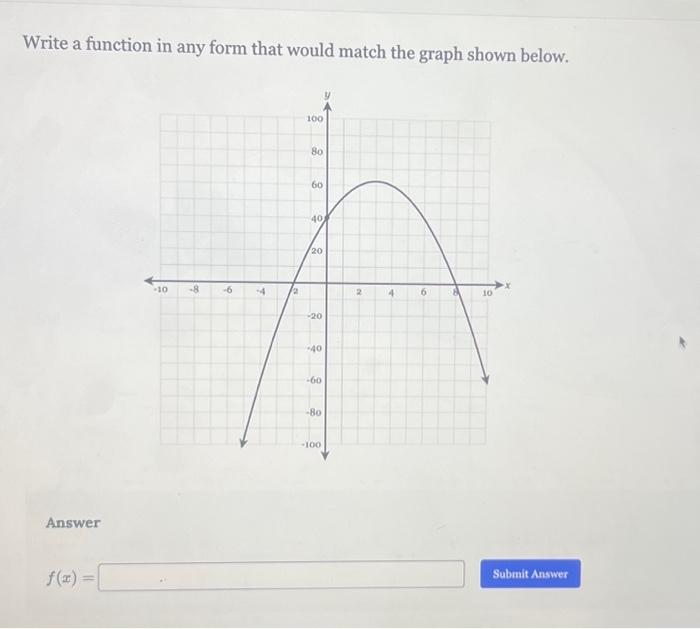 Solved Write a function in any form that would match the | Chegg.com