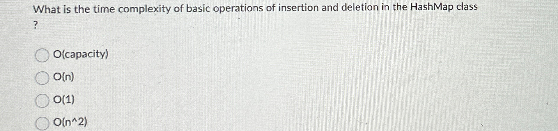 Solved What is the time complexity of basic operations of | Chegg.com