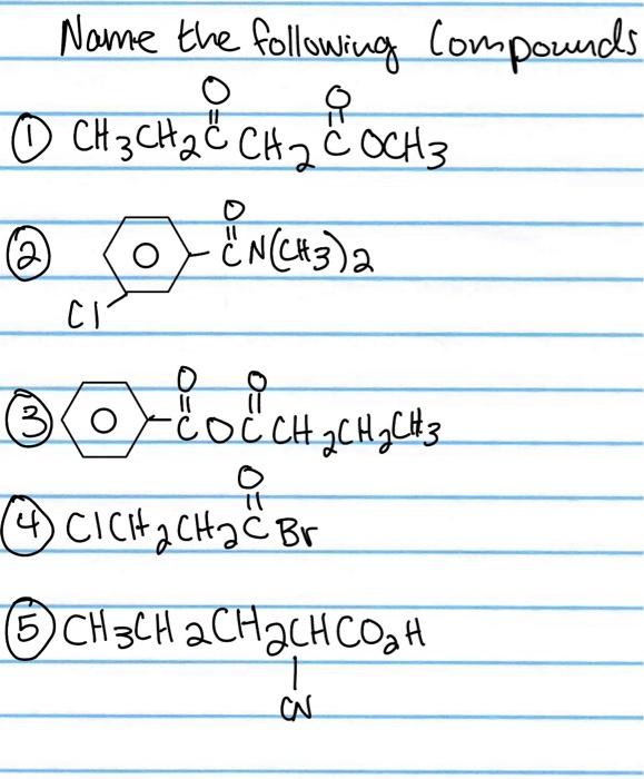 Solved (2) 0−ClIN(CH3)2 | Chegg.com