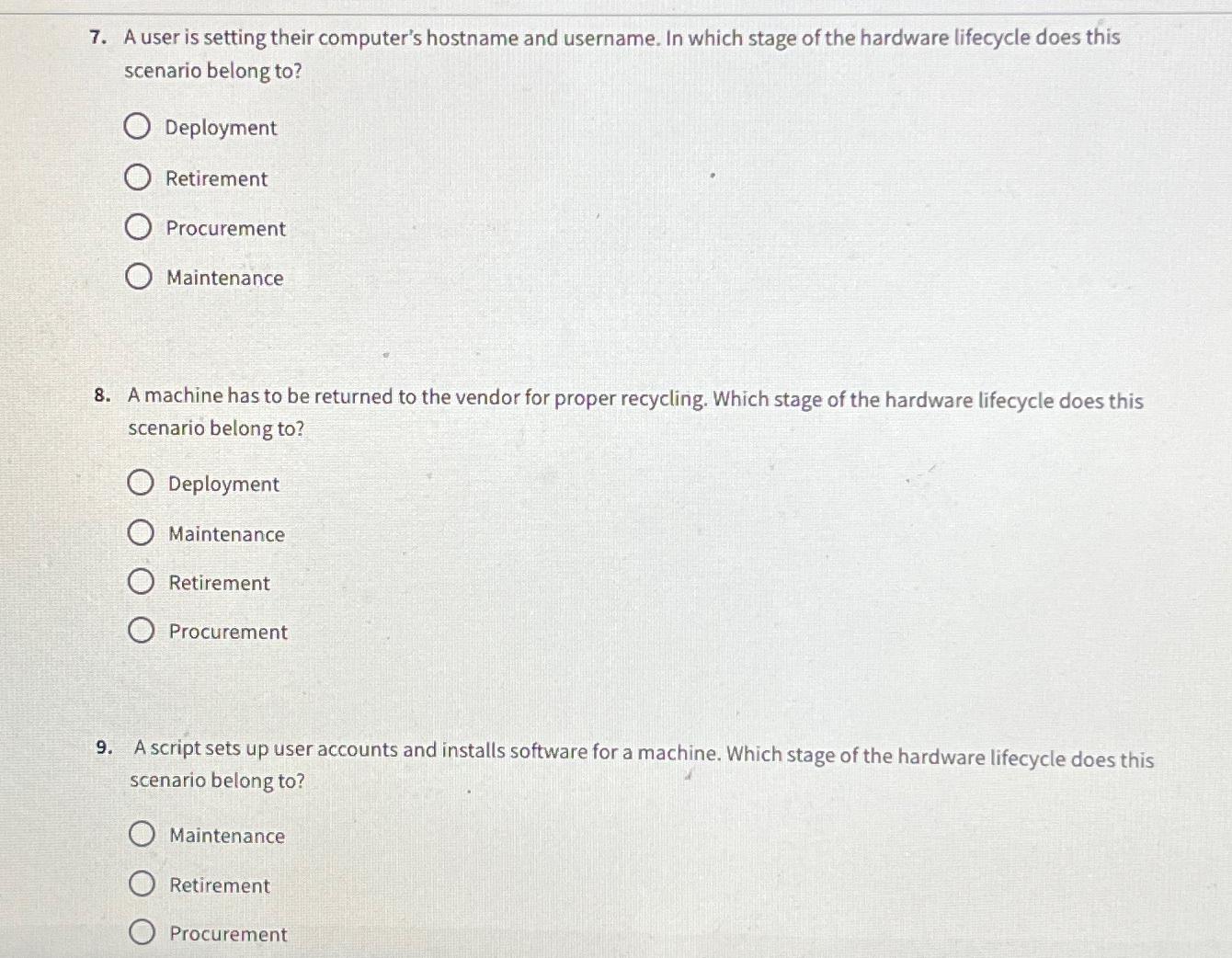 Solved A user is setting their computer's hostname and | Chegg.com