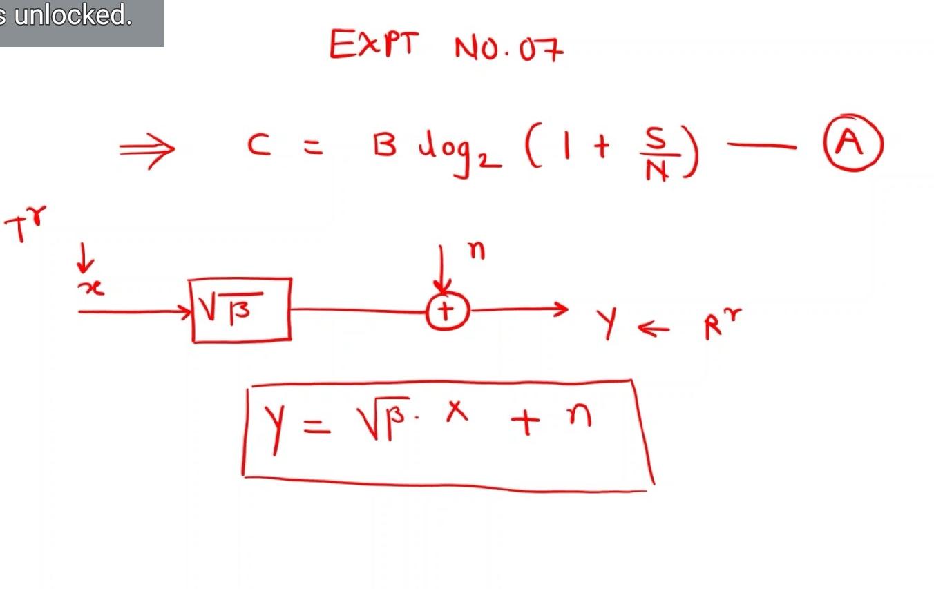 Solved To Expt :07 write Matlab code to visualize channel | Chegg.com