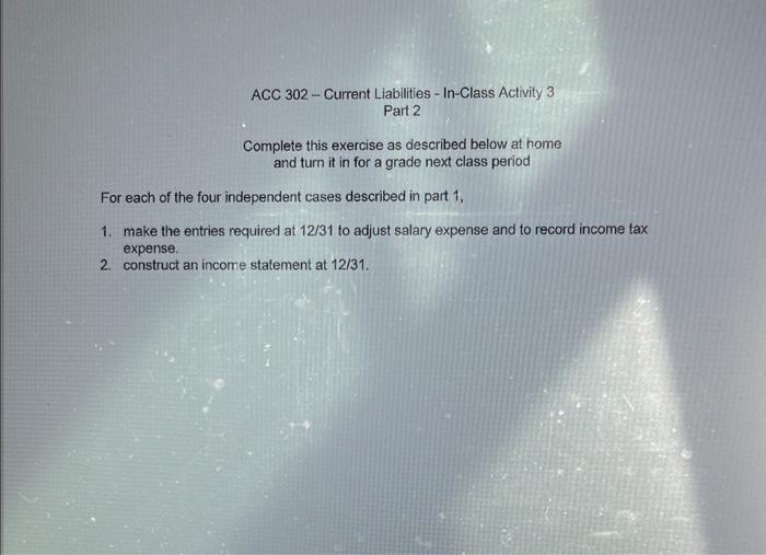 Solved I need to know the answers that correspond to Part 2. | Chegg.com