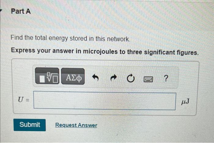 Solved For the capacitor network shown in (Egure 1), the | Chegg.com