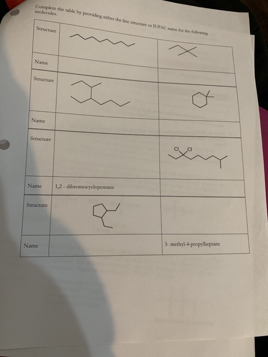Solved Name: Lab Section: 1 2 3 4 Report: Drawing and Naming | Chegg.com