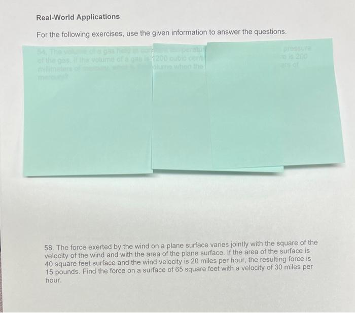 Solved Real-World Applications For the following exercises, | Chegg.com