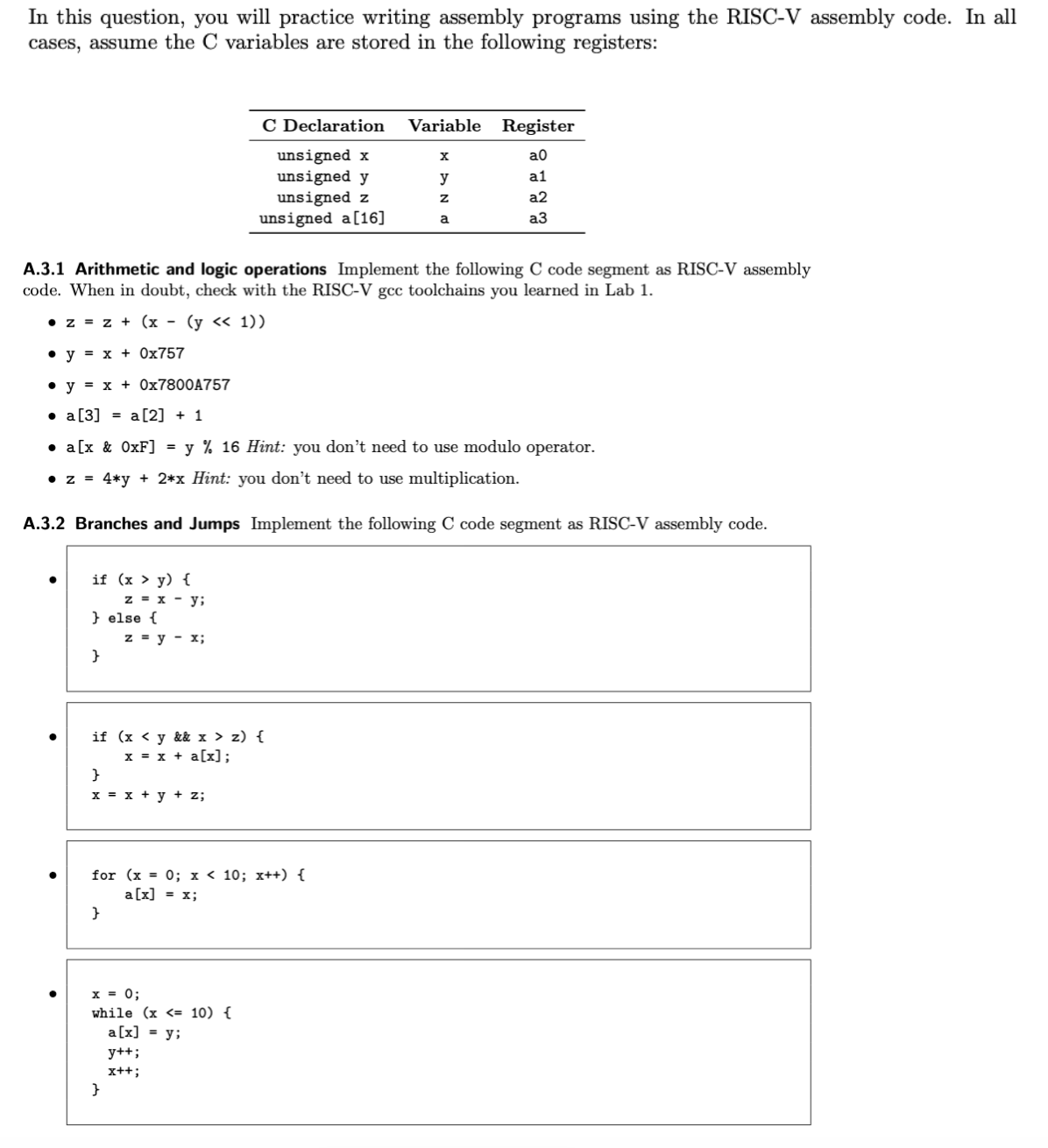 Solved In This Question You Will Practice Writing Assembly