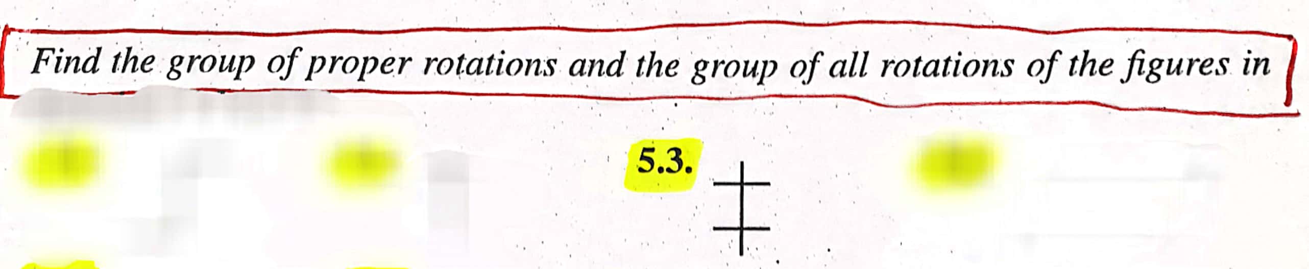 Solved Find the group of proper rotations and the group of | Chegg.com