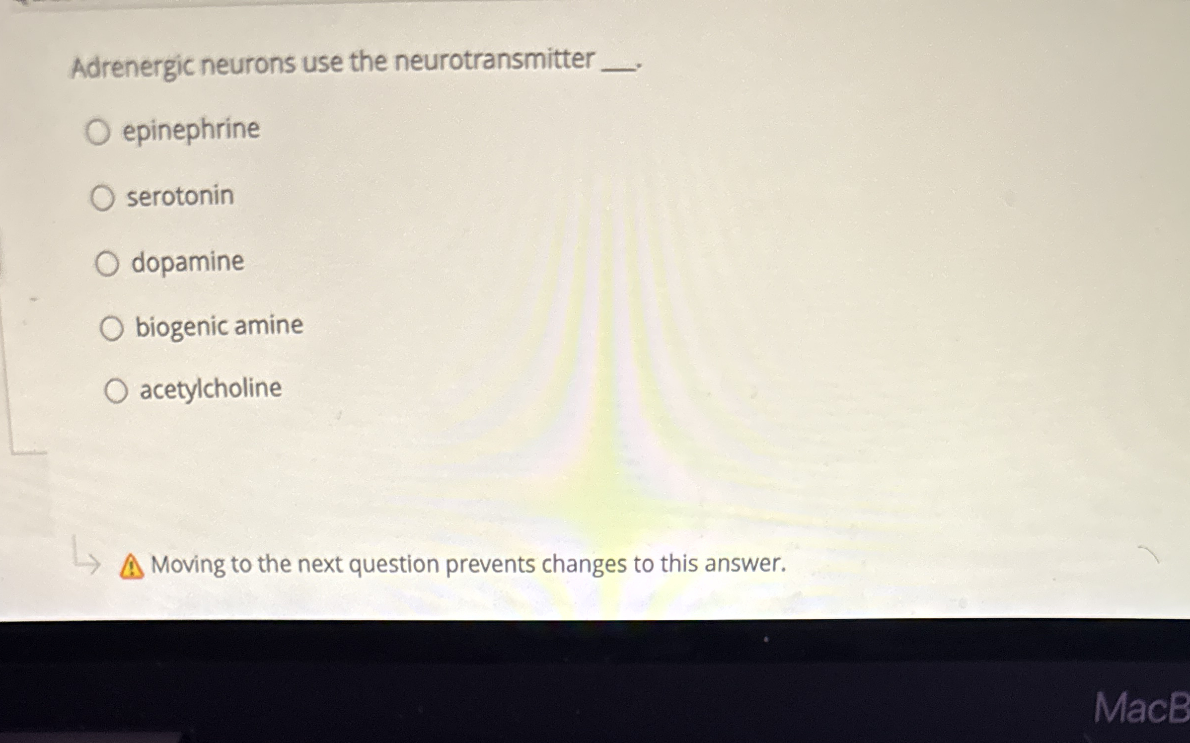 Solved Adrenergic neurons use the neurotransmitter | Chegg.com